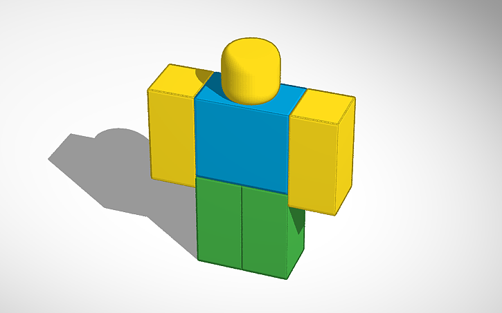 3D design Roblox character - Tinkercad