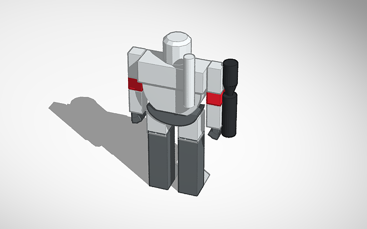 3D design Megatron - Tinkercad