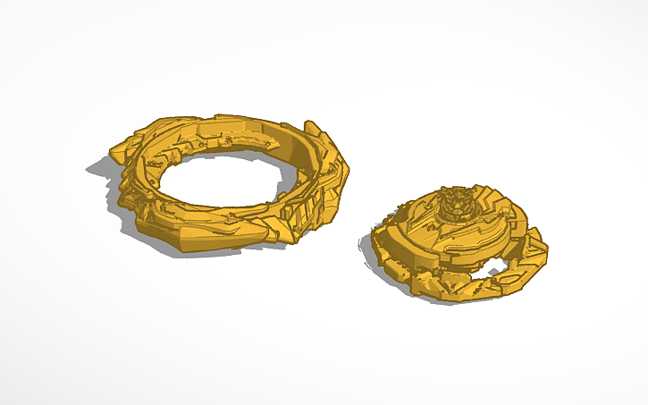 3D design Gold Ultimate valkyrie {DB} - Tinkercad