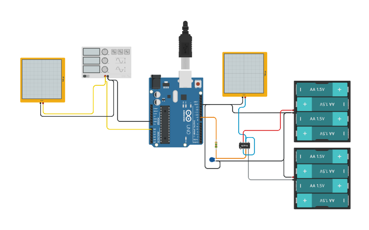 Circuit design ADC / DAC with Arduino (By Ruzo) - Tinkercad