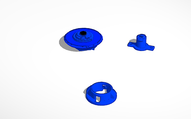 3D design Temple beyblade driver - Tinkercad
