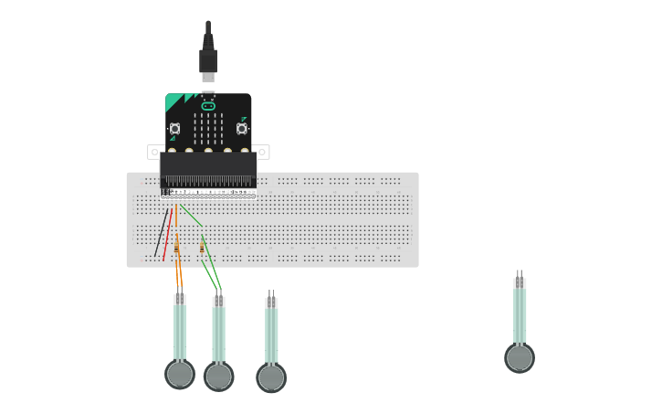 Circuit design Brain Sensors - Tinkercad