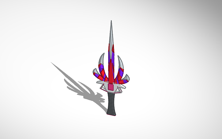 3D design Glaive of the Galactic Power - Tinkercad