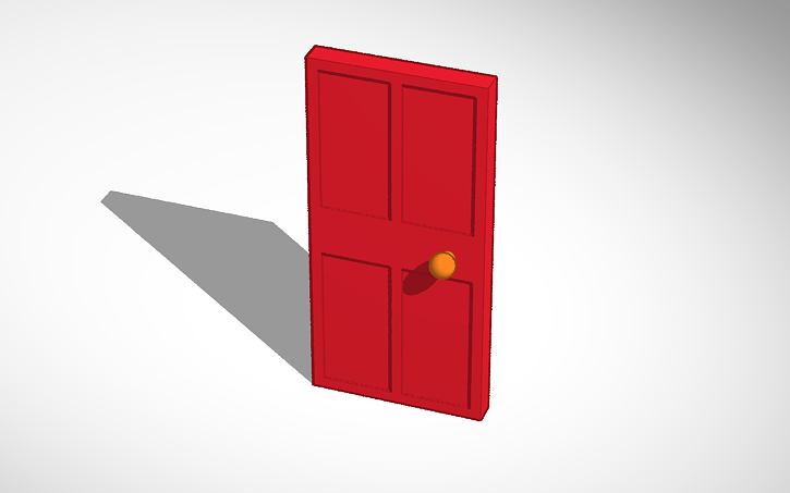 3D design Door - Tinkercad
