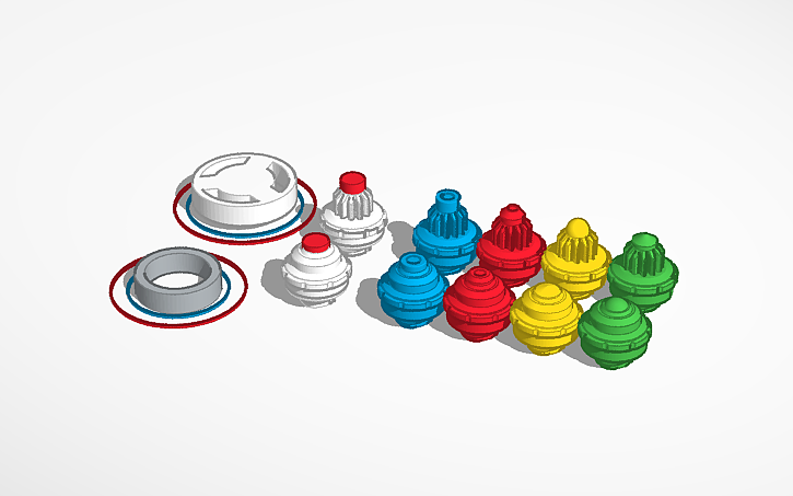 3D design Beyblade: Hyper Speed Battle - Basic Form System - Tinkercad