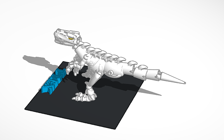 3D design T REX - Tinkercad 3D design T REX - Tinkercad