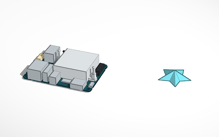 3D design odriod Xu4 | Tinkercad