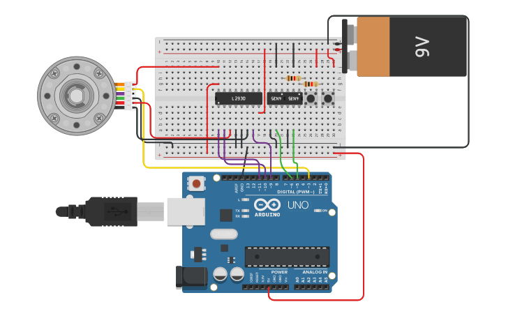 Circuit Design Lab4 Tinkercad