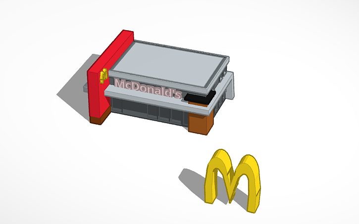3D design Mcdonalds by sam | Tinkercad