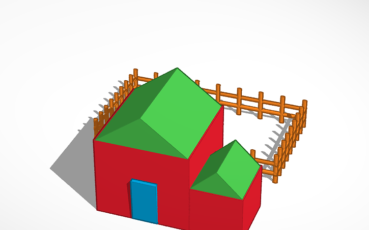 3D design Red House | Tinkercad
