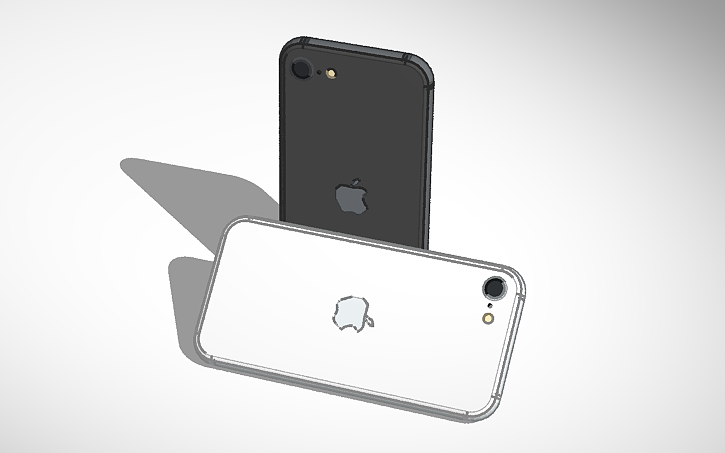 3D design iPhone se - Tinkercad