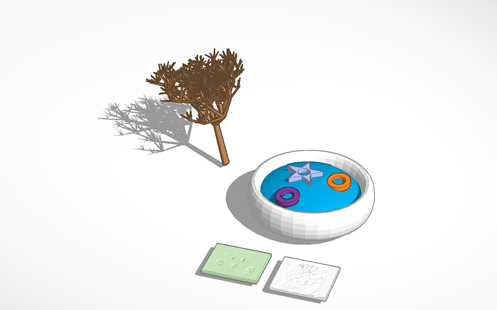 3D design backyard | Tinkercad