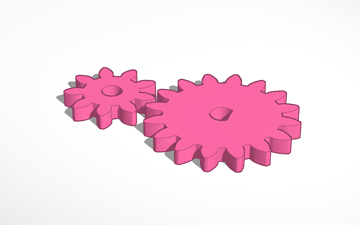 3D design gear generator version 1 - Tinkercad