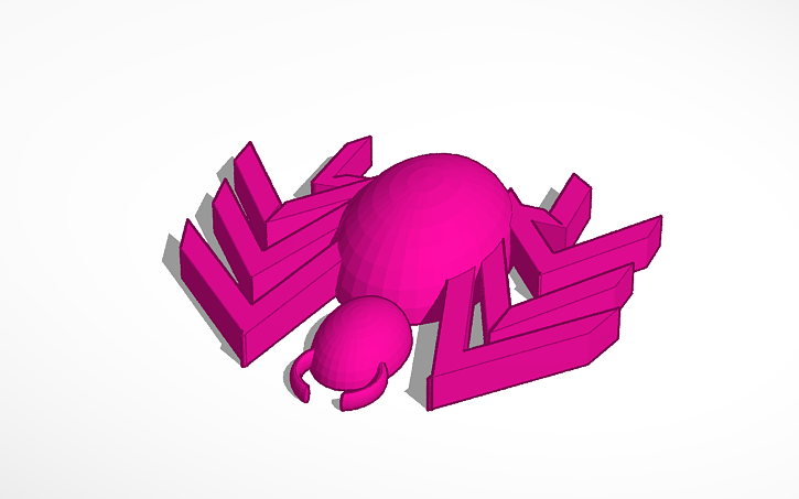 3D design Spider - Tinkercad