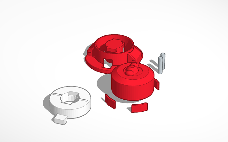 3D design Beyblade stamina revive driver - Tinkercad