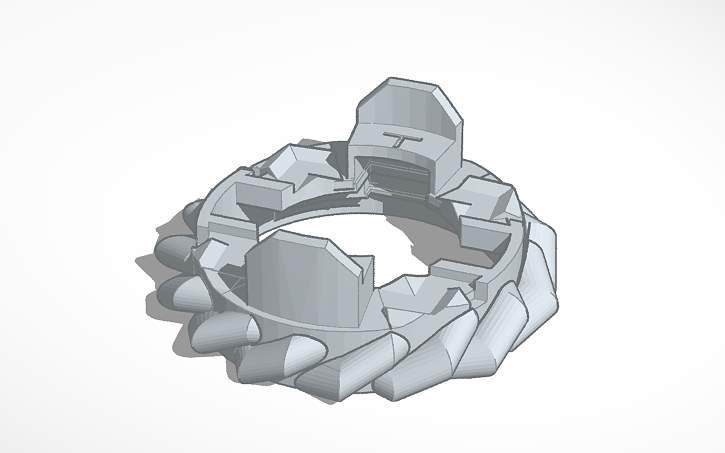 3D design Burst Torque Disc - Tinkercad