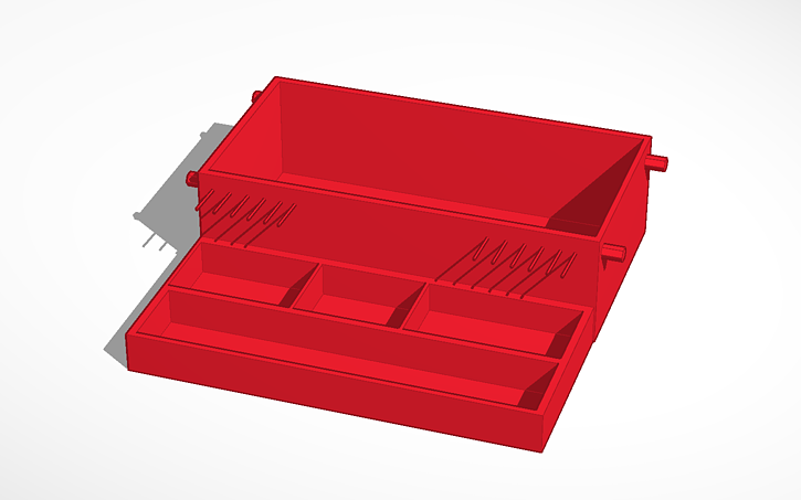 3D design Jewelry Organizer - Tinkercad