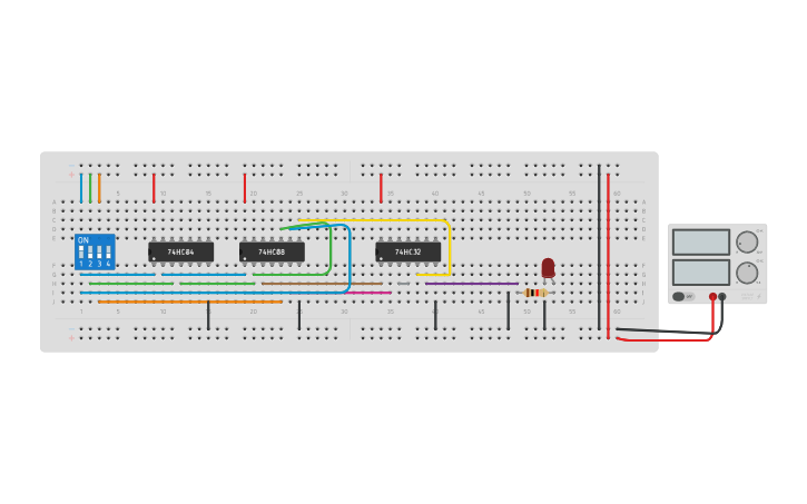 Circuit Design Realization Of Function Using Sop Tinkercad
