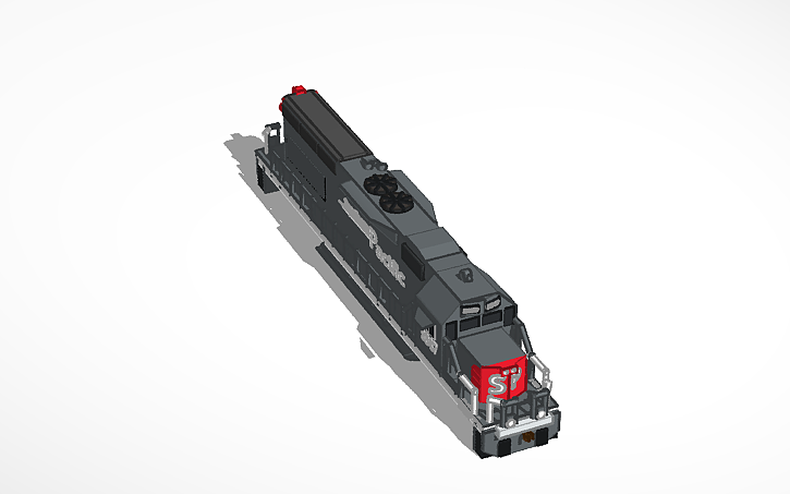 3d Design Sp Sd45t 2 9347 Relative Athearn Ho Dimensions Tinkercad
