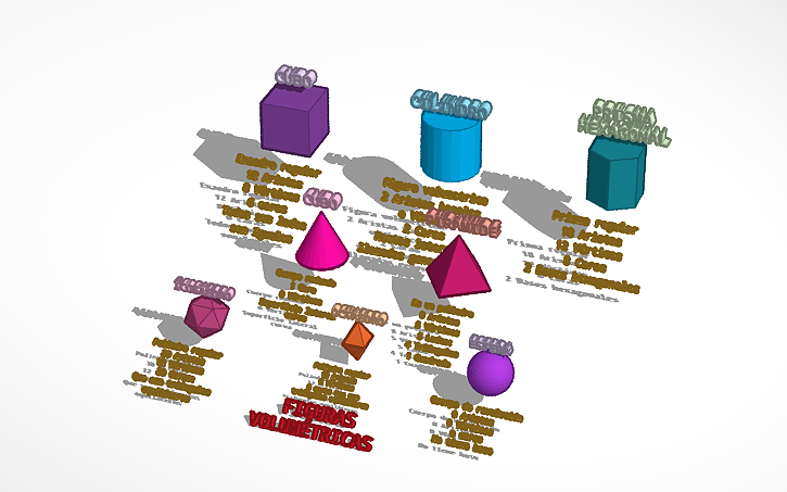 3D design Figuras Volumétricas | Tinkercad