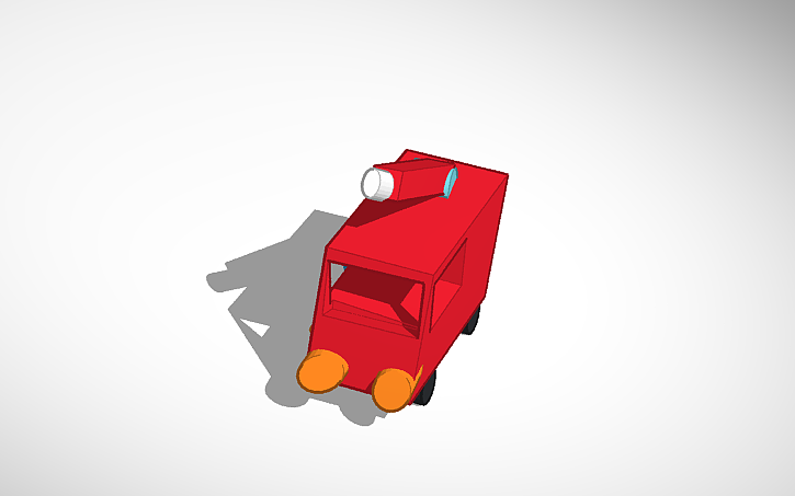 3D design firetruck | Tinkercad