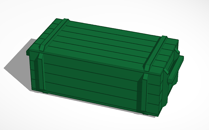 3d Design Zlo Crate Tinkercad