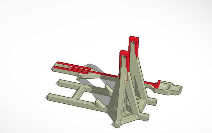 3D design Catapult upgraded | Tinkercad