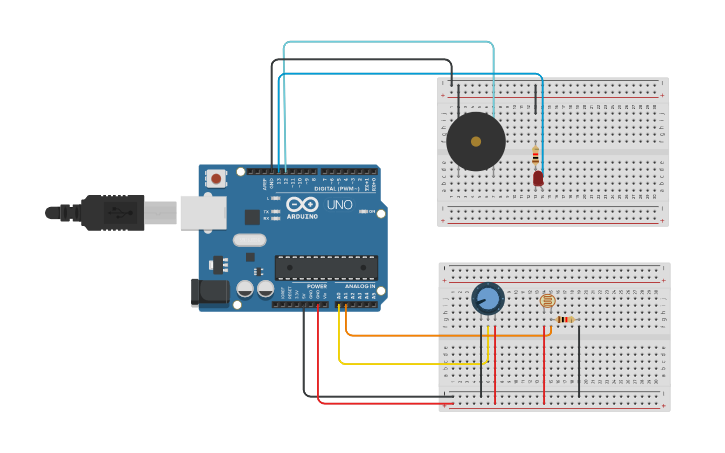 Circuit design Buddy Bands Circuit | Tinkercad