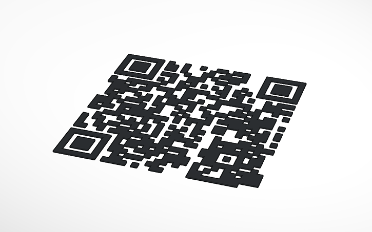 3D design First QR Code | Tinkercad