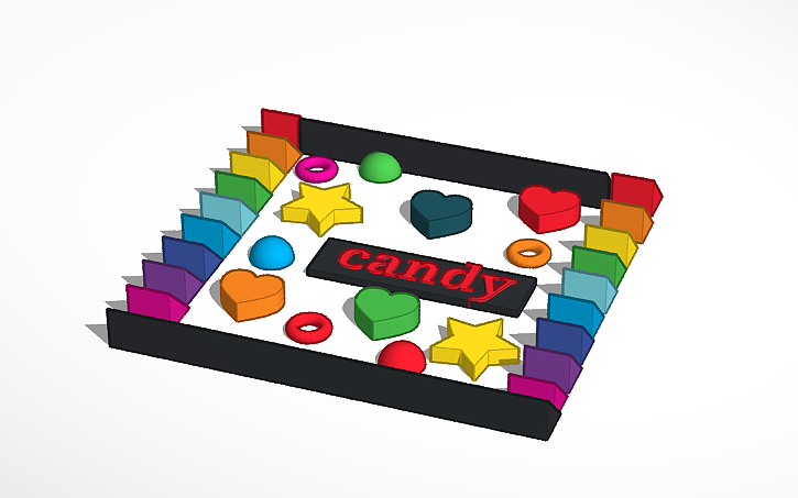 3D design candy - Tinkercad