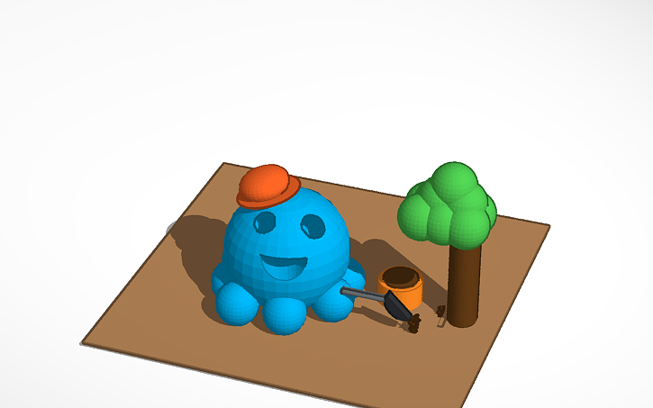 3D design Percy Diggory #OctopusPeople - Tinkercad