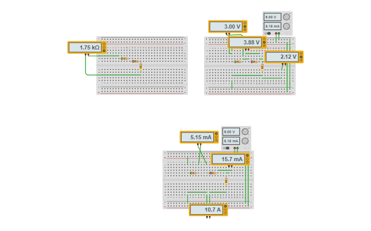 Circuit design CIRCUITO SERIE - Tinkercad