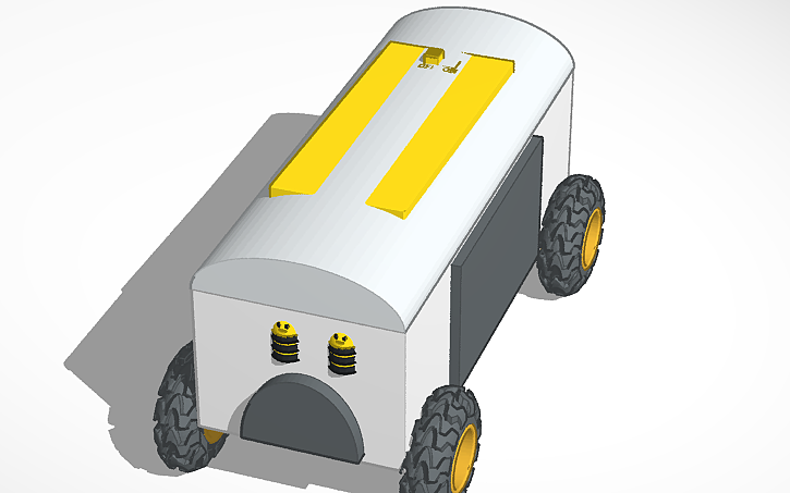 3D design Vehiculo - Tinkercad