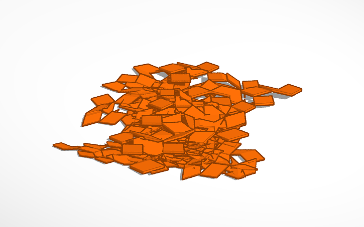 3D design autumn leaves - Tinkercad