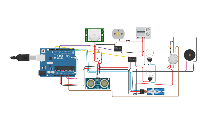 Circuit Design Project Home Automation Tinkercad