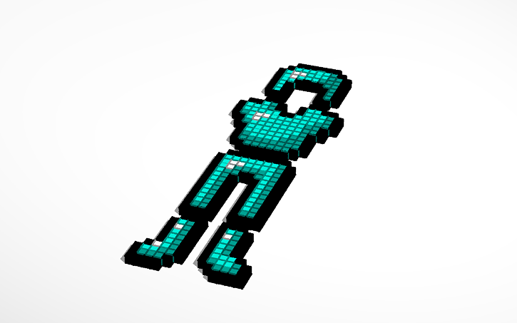 3D design minecraft dimond armor | Tinkercad