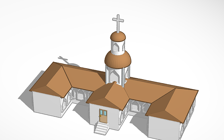 3D design Church Tower - Tinkercad