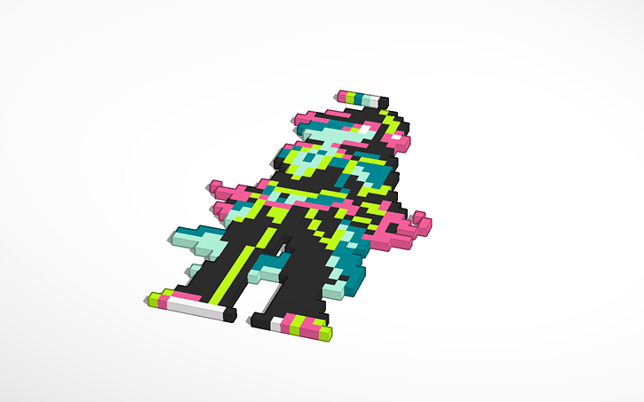 3D design Pixel Mayhem | Tinkercad