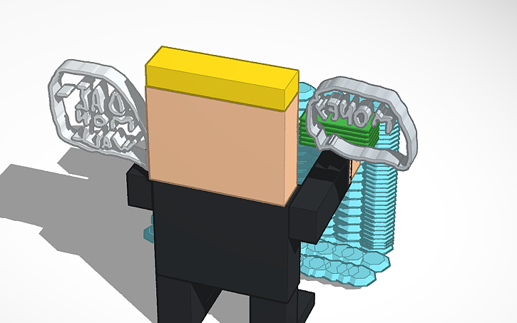 3D design donald trump - Tinkercad