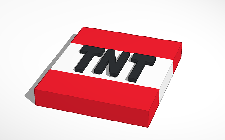 3D design 마인크래프트 TNT - Tinkercad