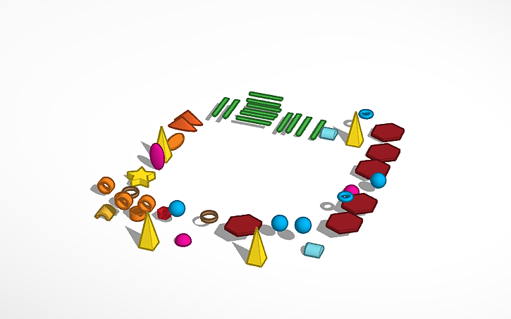 3D design Diya Practice scrambled Feb-18 | Tinkercad