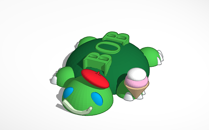3D design Bob the turtle | Tinkercad