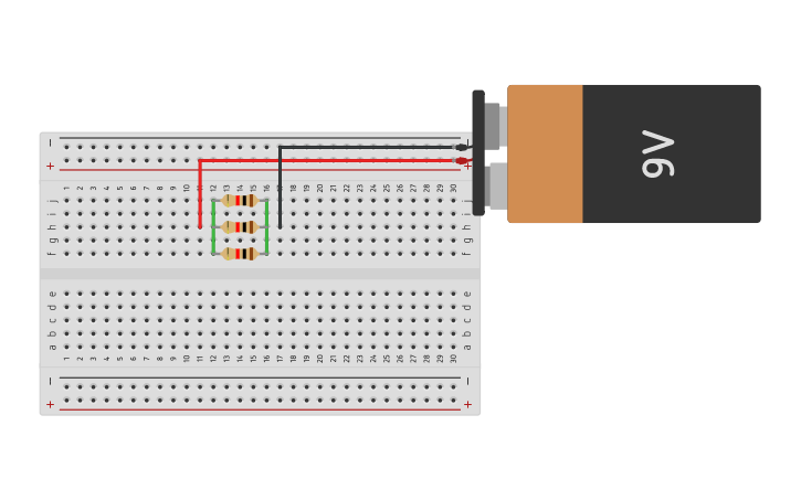 Circuit Design Parallel Connection Circuit Tinkercad