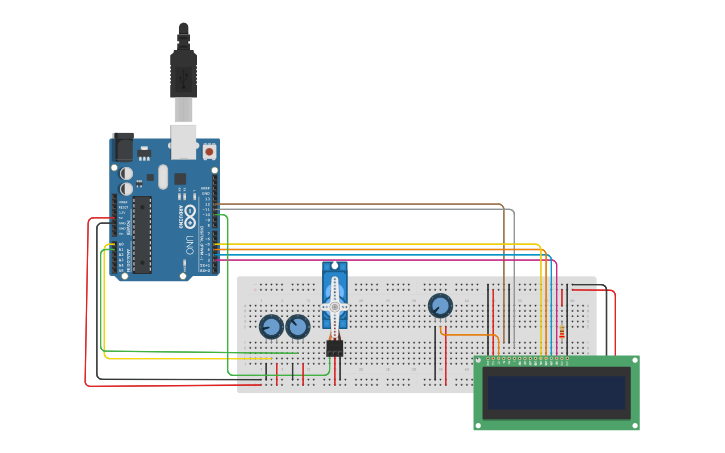 Circuit design servo assignment | Tinkercad