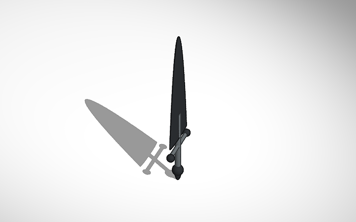 3D design Asta's Sword - Tinkercad