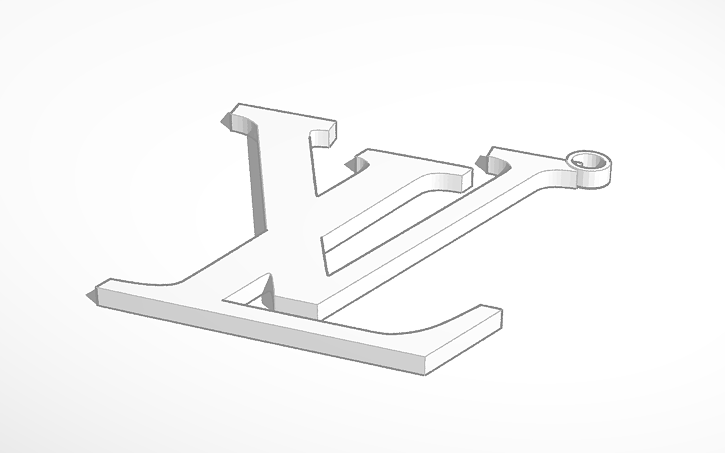 3D design Louis Vuitton - Tinkercad