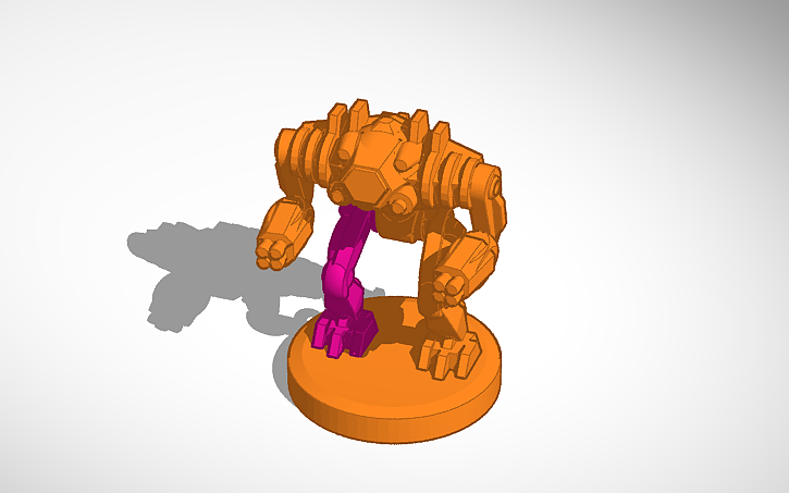 3d Design Gunner Walker Tinkercad