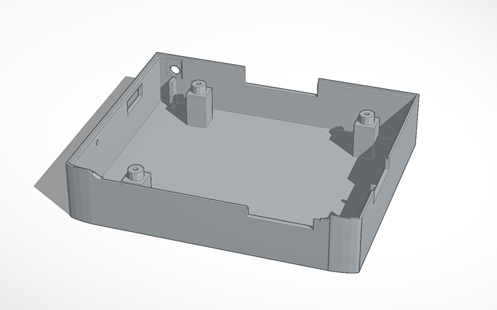 3D design Zipit Z2 Expanded Bottom Case v0.1 - Tinkercad
