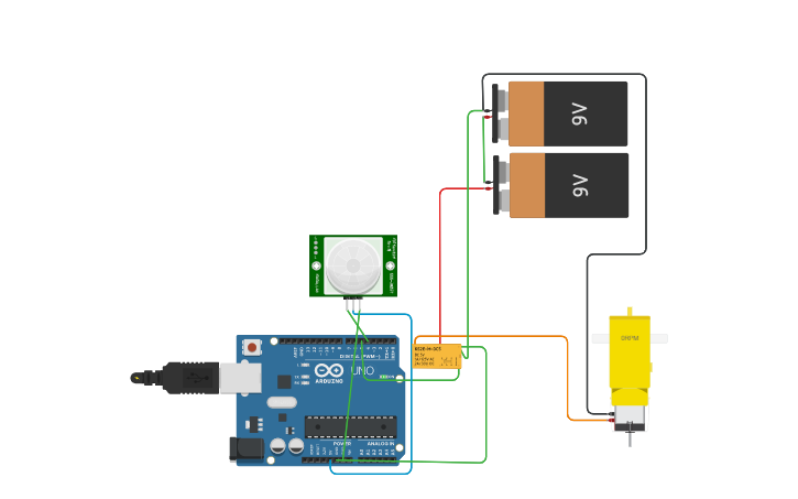 Circuit design Kenny Reategui motor con sensor RIP - Tinkercad