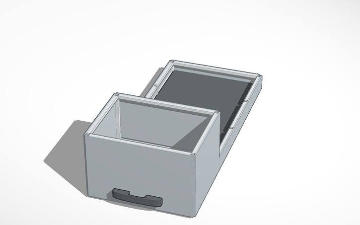 3D design Drawer System Coated | Tinkercad